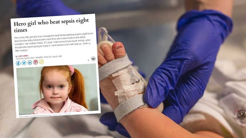 Pięciolatka 8 razy pokonała sepsę. Ma zespół Ellisa-Van Crevelda ...